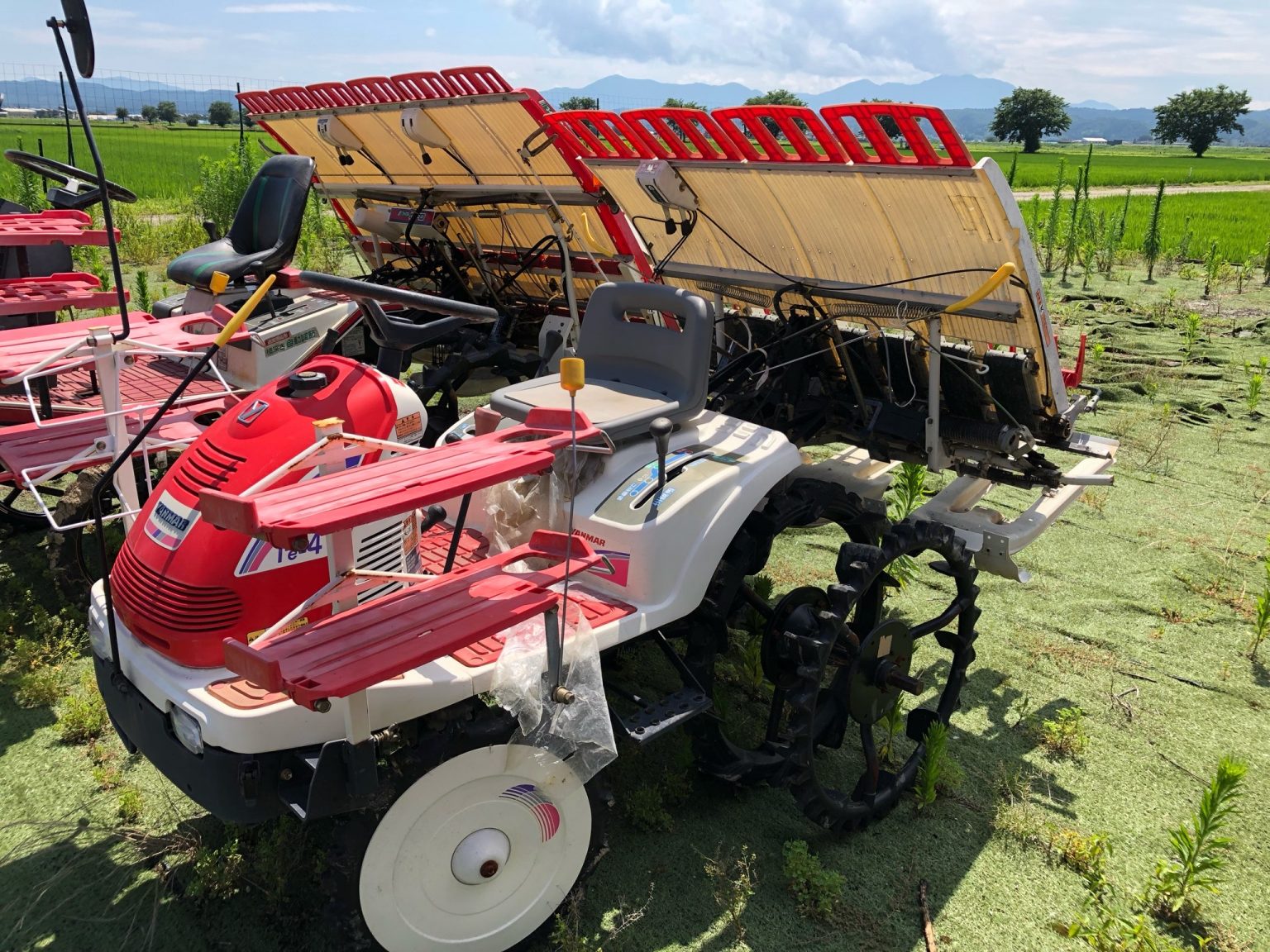 Yanmar 4 rows Rice Transplanter Pe-4 – JAT Used Market