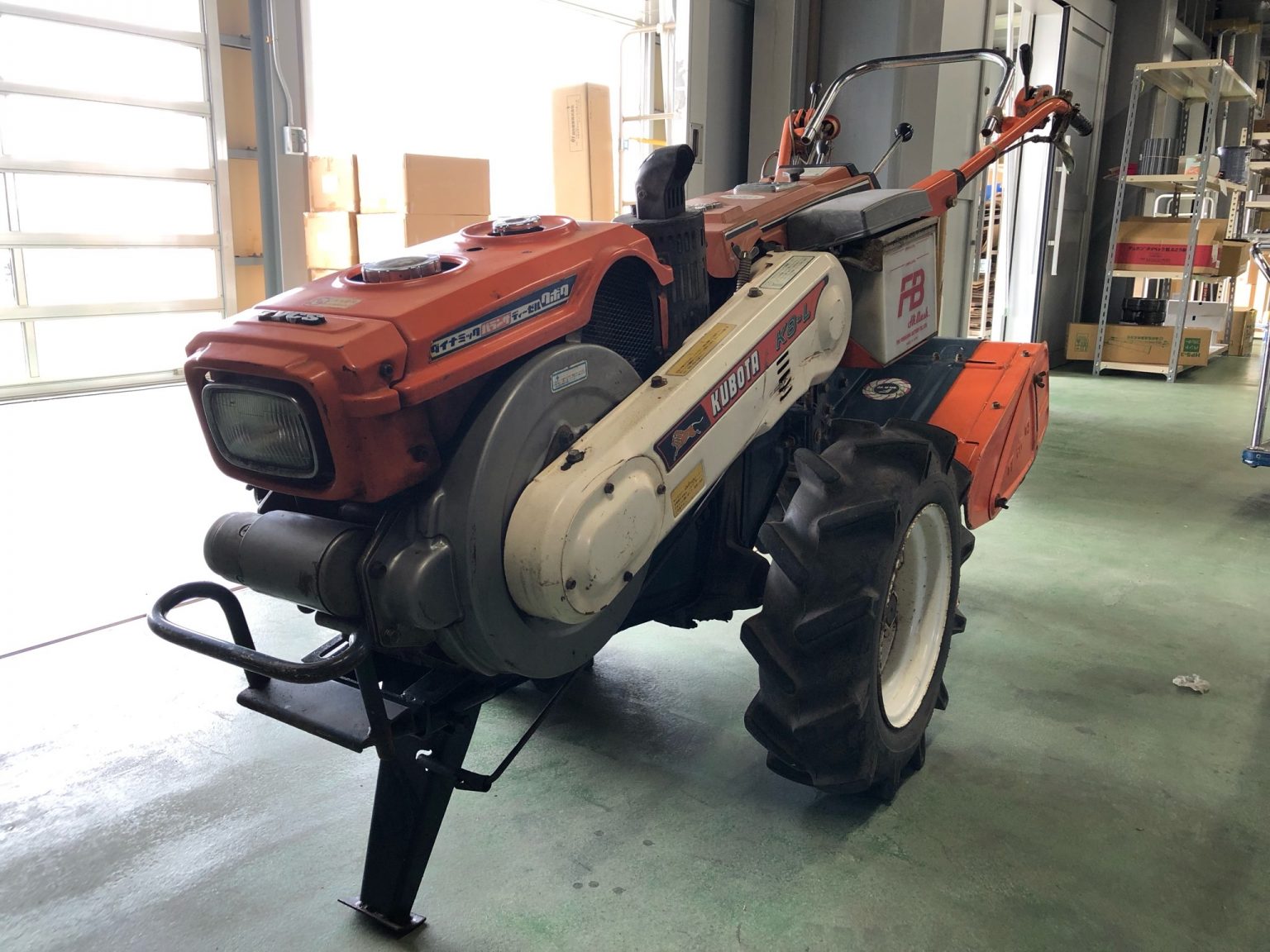 Kubota K8-L Diesel Tiller 8 hp w/ key-ignition – JAT Used Market