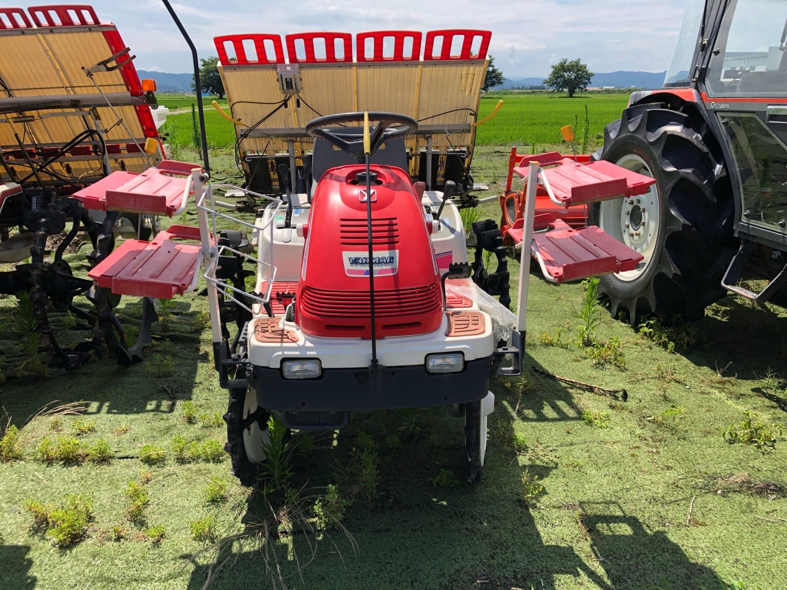 Yanmar 4 rows Rice Transplanter Pe-4 – JAT Used Market